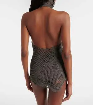 Magda Butrym Crochet Cotton Top