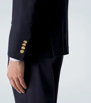 LARDINI Wool, Cashmere, And Silk Blazer