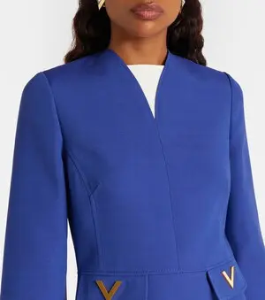 Valentino Garavani Crepe Couture Mini Dress