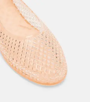 ANCIENT GREEK SANDALS Cutout Ballerina Flats - Pink
