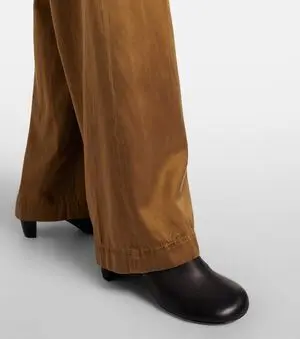 Dries Van Noten Leather Heeled Mules