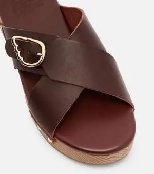 ANCIENT GREEK SANDALS Marilisa Leather Platform Sandals
