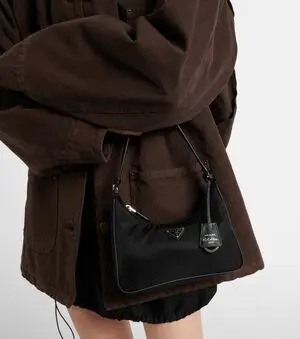 Prada Re-edition 2005 Re-nylon Shoulder Bag - Black
