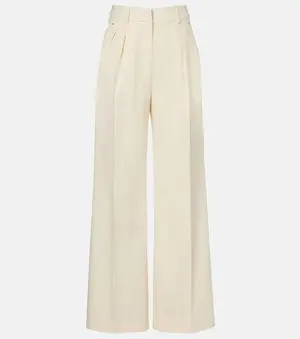 Moncler Wide-leg Cotton Pants