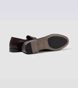 THE ROW Leather Loafers - Brown
