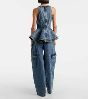 Alaïa Barrel-leg Jeans