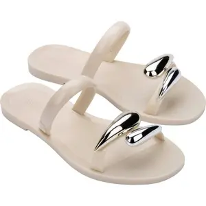 Melissa Eden Slide Sandal - Beige