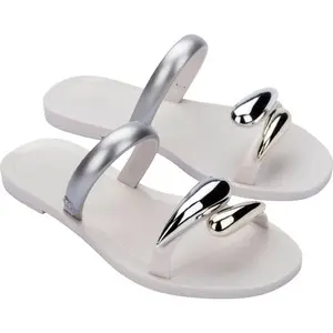 Melissa Eden Slide Sandal - White