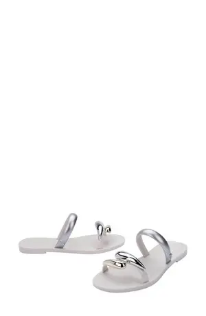 Melissa Eden Slide Sandal - White