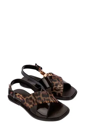 Melissa Cleo Slingback Sandal - Brown