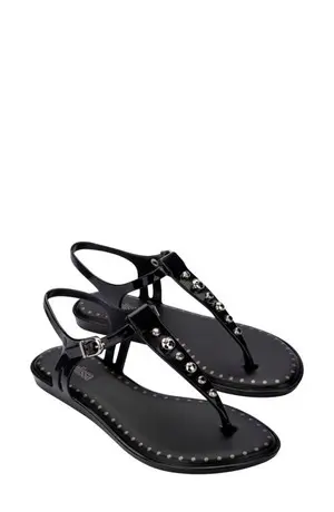 Melissa Solar Boho Ankle Strap Sandal - Black