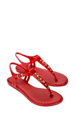 Melissa Solar Boho Ankle Strap Sandal - Red