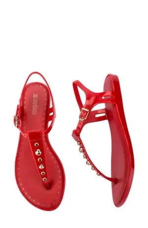 Melissa Solar Boho Ankle Strap Sandal - Red