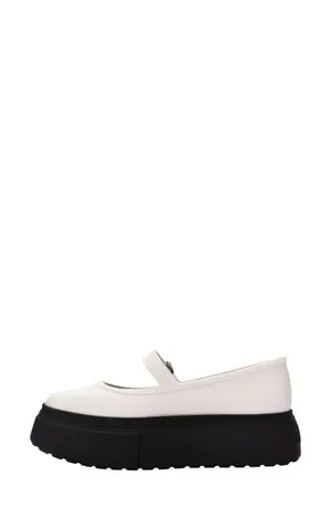 Melissa Soft Ballerina Platform Mary Jane - Black/white