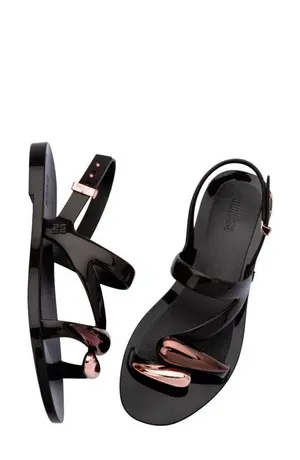 Melissa Iris Slingback Sandal - Brown/metallic