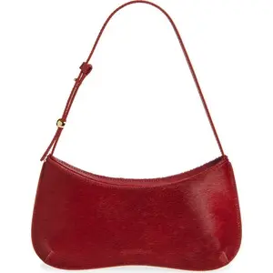 Jacquemus Le Bisou Calf Hair Bag - Dark Red 480