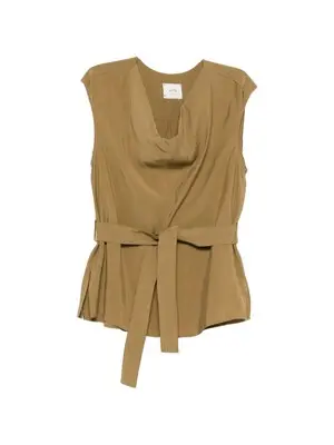 Alysi Tie Detailed Blouses