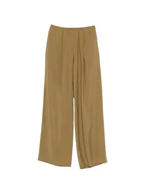 ALYSI Wide-leg Trousers - Green