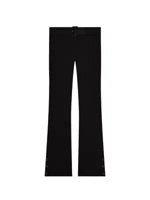 COURREGES Ribbed Knitted Capri Trousers