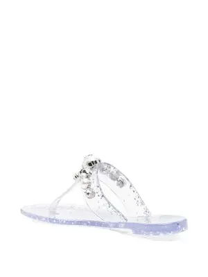 Casadei Thong Sandals - Silver