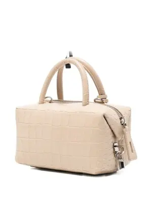 Max Mara Leather Handbag - Grey
