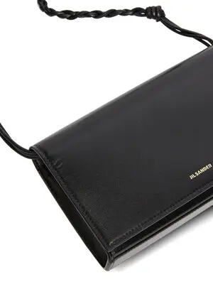 JIL SANDER Tangle Leather Mini Bag