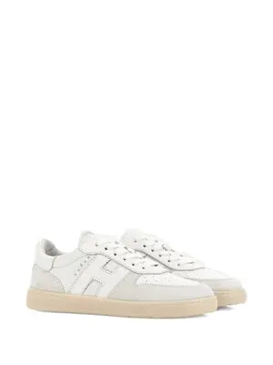 Hogan Cool Basket Leather Sneakers - White