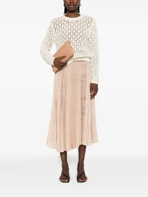 Fabiana Filippi Crewneck Sweater - White