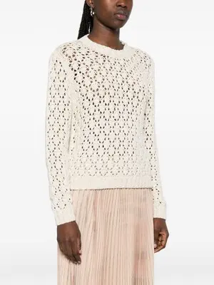 Fabiana Filippi Crewneck Sweater - White