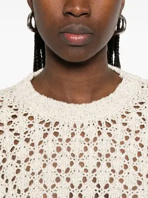 Fabiana Filippi Crewneck Sweater - White