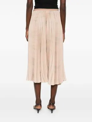 Fabiana Filippi Long Pleated Skirt - Beige