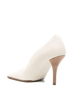 Alaïa Leather Pumps - Beige