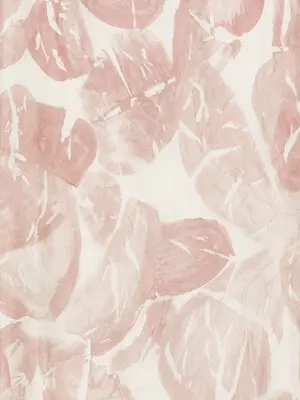 ALYSI Printed Silk Skirt - Pink