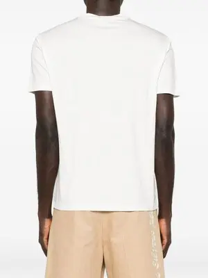 Emporio Armani Modal And Silk Blend T-shirt - White