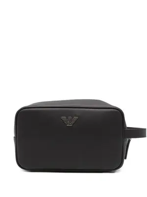 Emporio Armani Logo Beauty-case - Brown
