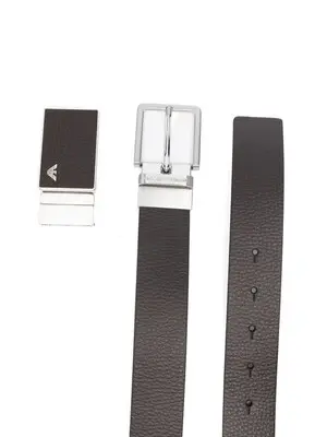 Emporio Armani Leather Belt - Brown