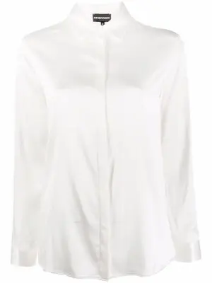 Emporio Armani Silk Shirt - White
