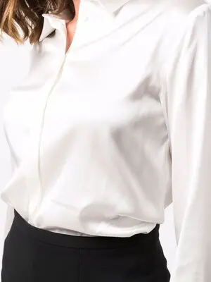 Emporio Armani Silk Shirt - White