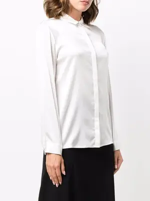 Emporio Armani Silk Shirt - White