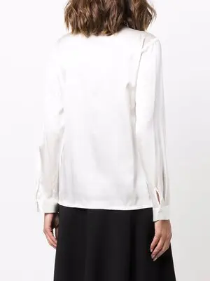 Emporio Armani Silk Shirt - White