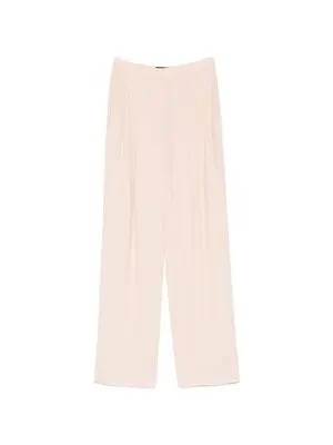 Emporio Armani Wide-leg Trousers - Pink
