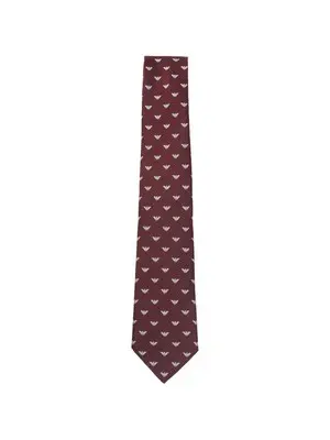 Emporio Armani Silk Neck Tie - Red