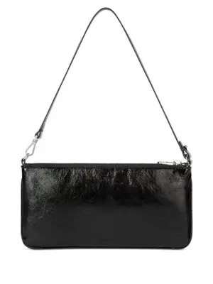COURREGES Leather Mini Bag - Black