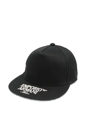 Emporio Armani Logo Baseball Cap - Black