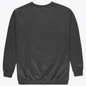 Mitchell & Ness Milwaukee Bucks Hardwood Classics Big & Tall Crewneck Sweatshirt - Heather Charcoal