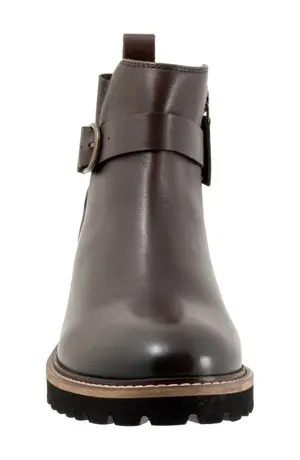 Softwalk Buckle Strap Leather Boots