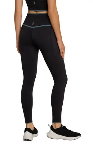 RHONE Instinct Contrast Leggings - Pure Black