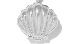 GIRLS CREW Shell Pendant Necklace - Silver
