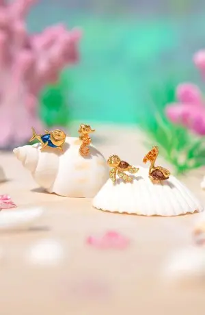 GIRLS CREW X Disney® Pixar Finding Nemo Sea Crew Stud Earring Set