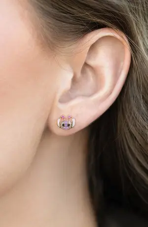 GIRLS CREW Disney Stitch And Angel Stud Earrings Set